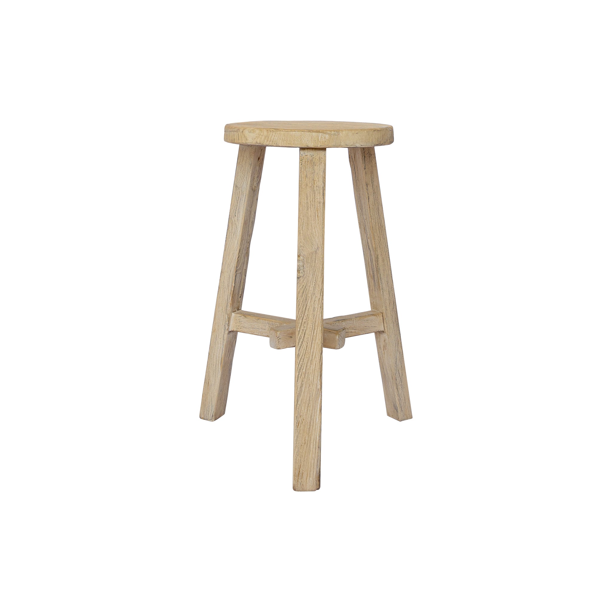 ELM TIMBER ROUND STOOL – HELLO TRADER