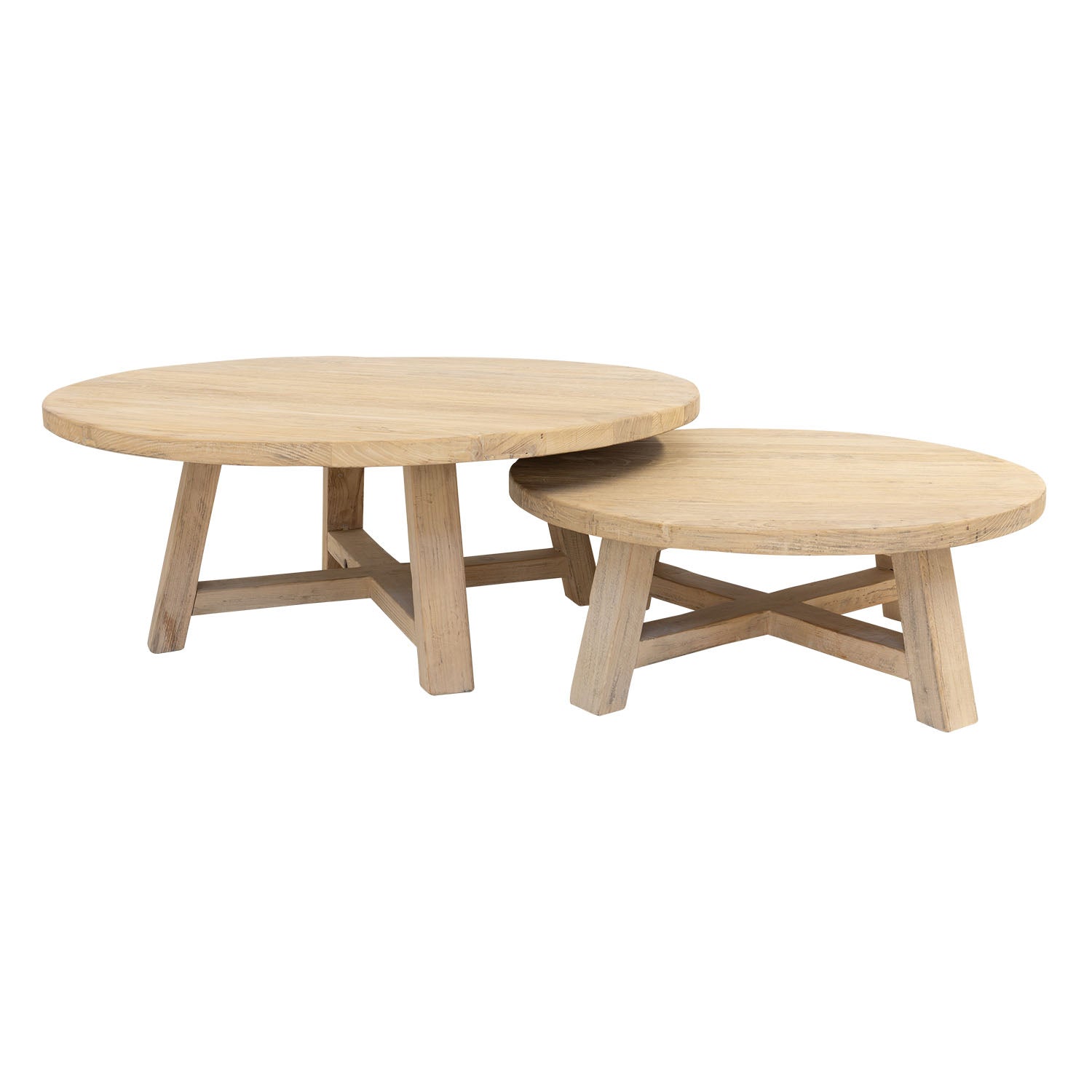 SOLIS ELM TIMBER ROUND COFFEE TABLE – HELLO TRADER