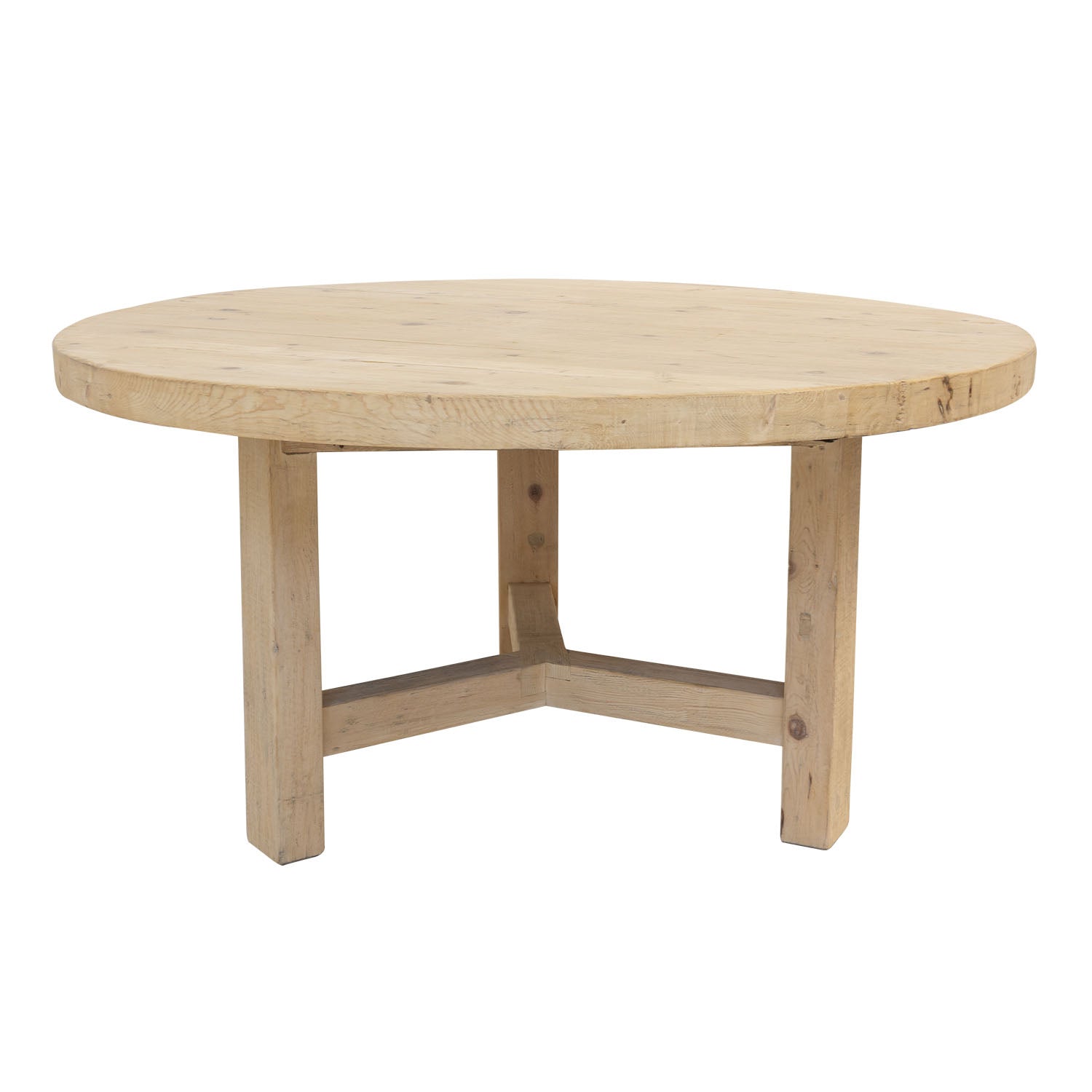 SOLIS ELM TIMBER ROUND DINING TABLE – HELLO TRADER
